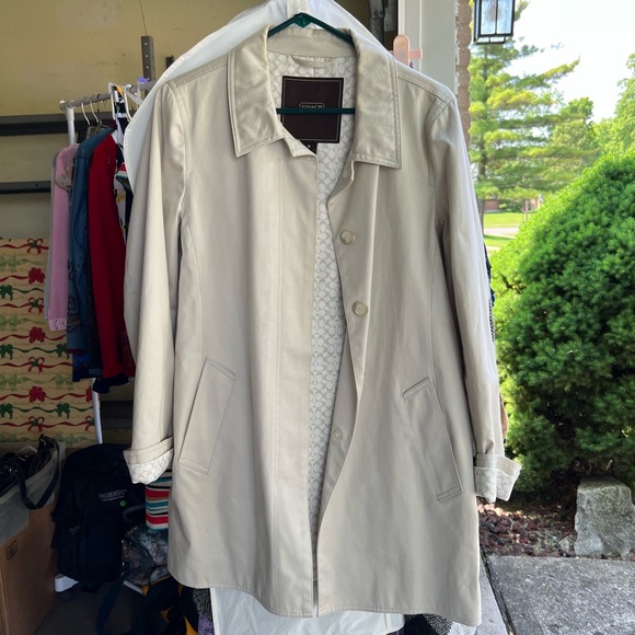 Coach | Jackets & Coats | Coach Jacket Tan Medium | Poshmark